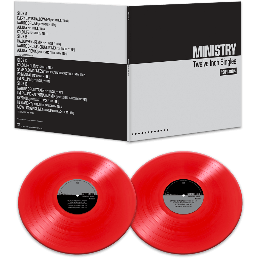 12" Singles 1981-1984 [Red 2LP] Vinyl by Ministry | Vinyl