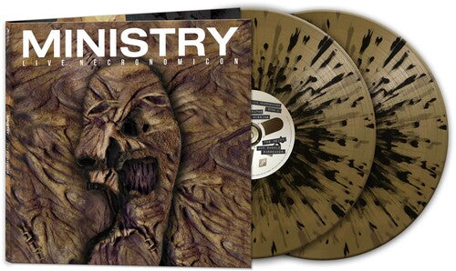 Ministry Vinyl | Live Necronomicon - Black/gold Splatter