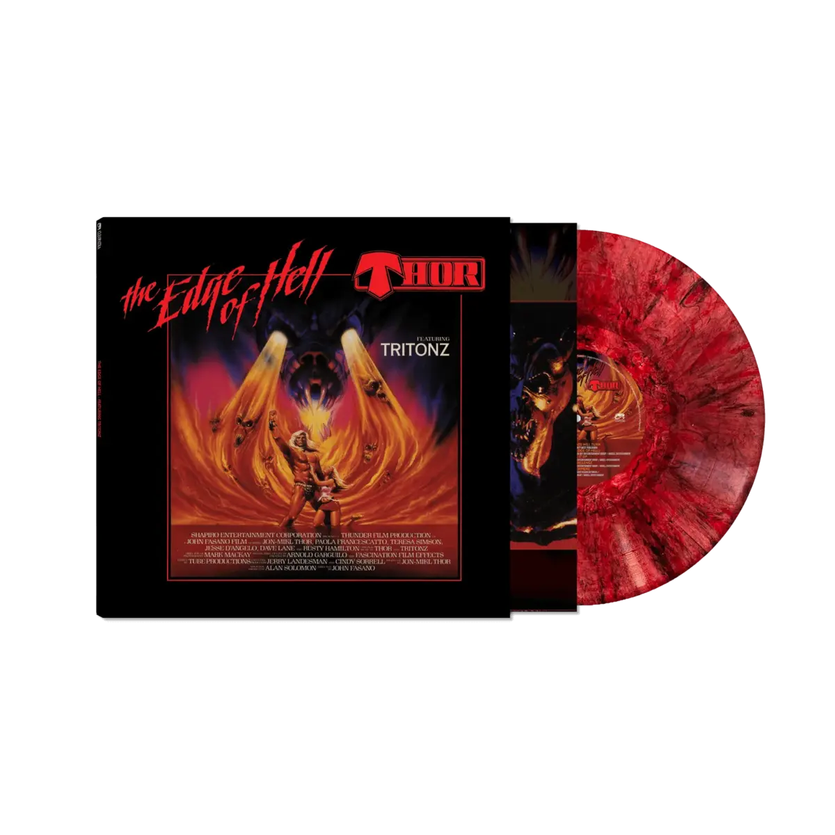 The Edge Of Hell [Red Marble] Vinyl - Thor Vinyl Records | Vinyl