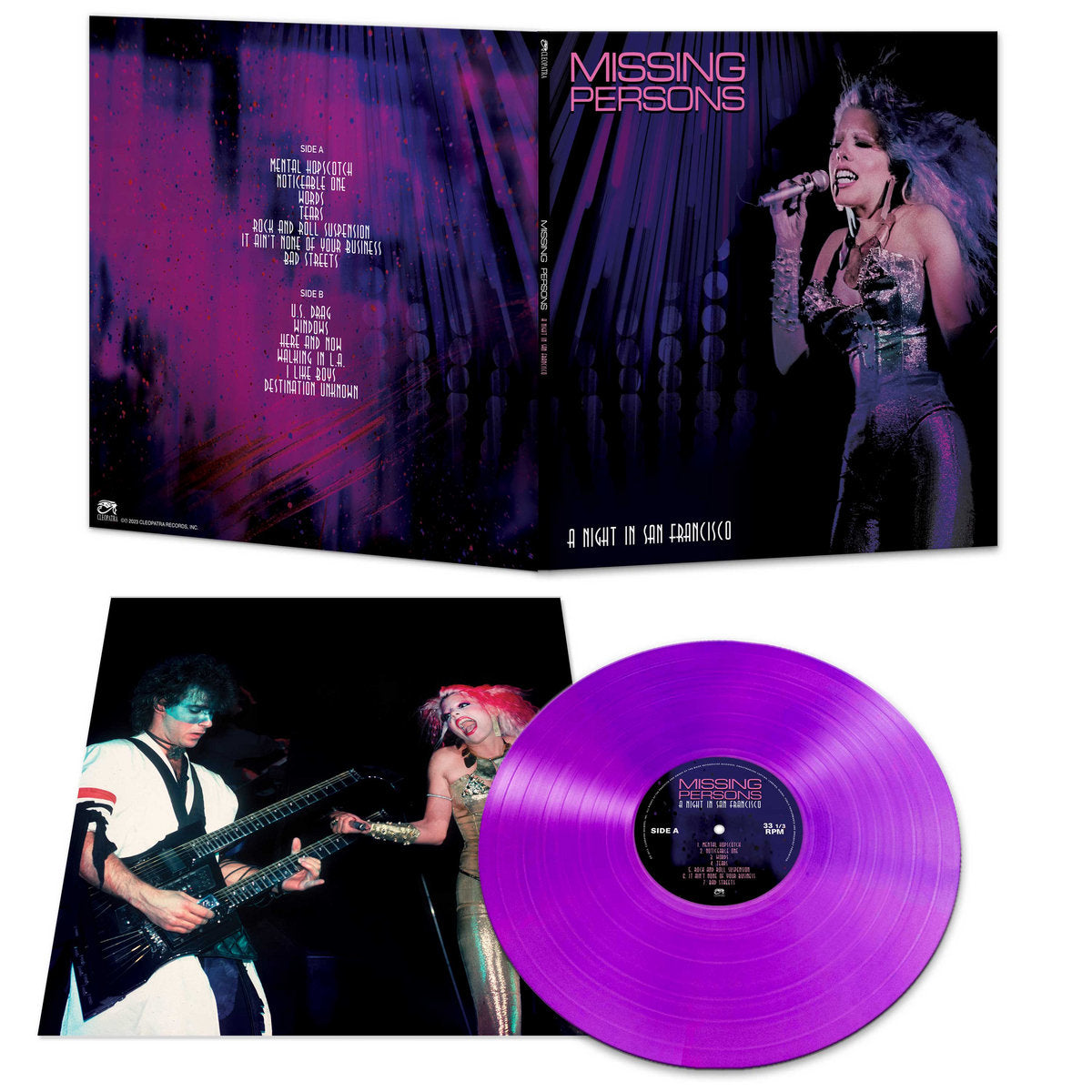 A Night In San Francisco [Purple] Vinyl by Missing Persons Dale Bozzio ...